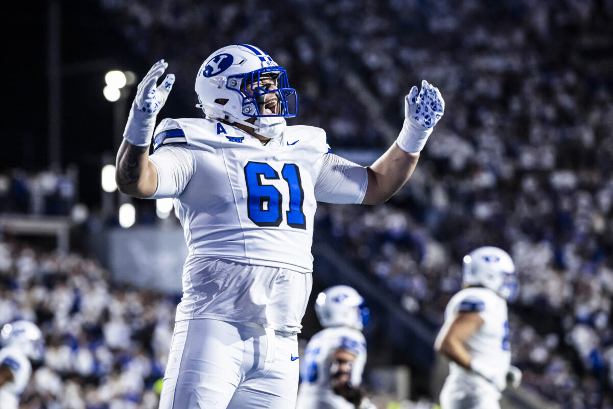 BYU junior offensive lineman Weylin Lapuaho savoring big moments and ...